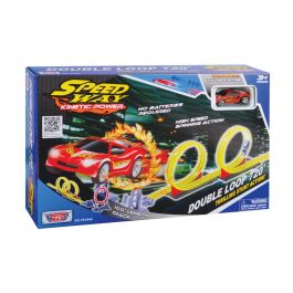 Set de joaca Circuit cu masinuta Motormax Double Loop 720 | Noriel