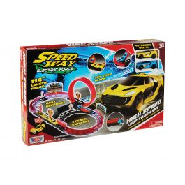 Set de joaca cu 2 masinute High Speed Loop Track Motormax | Noriel