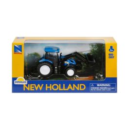 Vehicul de constructie, New Ray, Buldozer New Holland, Albastru | Noriel