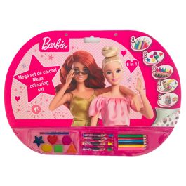 Mega Set de colorat 5 in 1, Barbie | Noriel