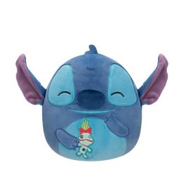 Jucarie de plus, Squishmallows, Disney Stitch cu Scrump, 25 cm | Noriel