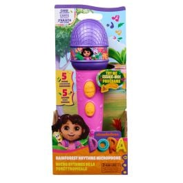 Microfon cu 5 cantece, Dora Exploratoarea, Rainforest Rhythms, 20 cm ...
