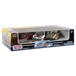 Set 3 masinute metalice, Motormax, GT Racing, 1:43 | Noriel