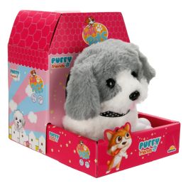 Jucarie de plus interactiva, Puffy Friends, Catelus, Gri | Noriel