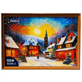 Puzzle Witty Puzzlezz, Peisaj de iarna, 500 piese | Noriel