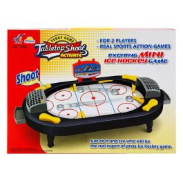 Set mini joc de masa, Tabletop Shoot, Ice Hockey, 42 x 21 x 13 cm | Noriel