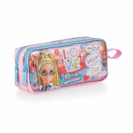 Penar dreptunghiular cu 2 fermoare, Love All, Barbie | Noriel