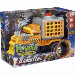 Masinuta cu lumini si sunete Teamsterz, Monster Dino Escape, Portocaliu ...