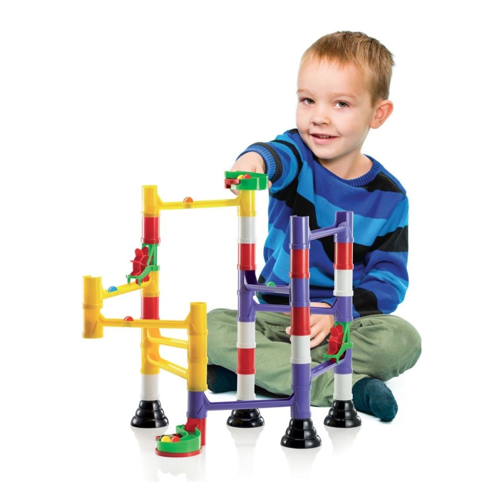 Set de constructie, Quercetti, Migoga Marble Run Basic, 45 piese | Noriel