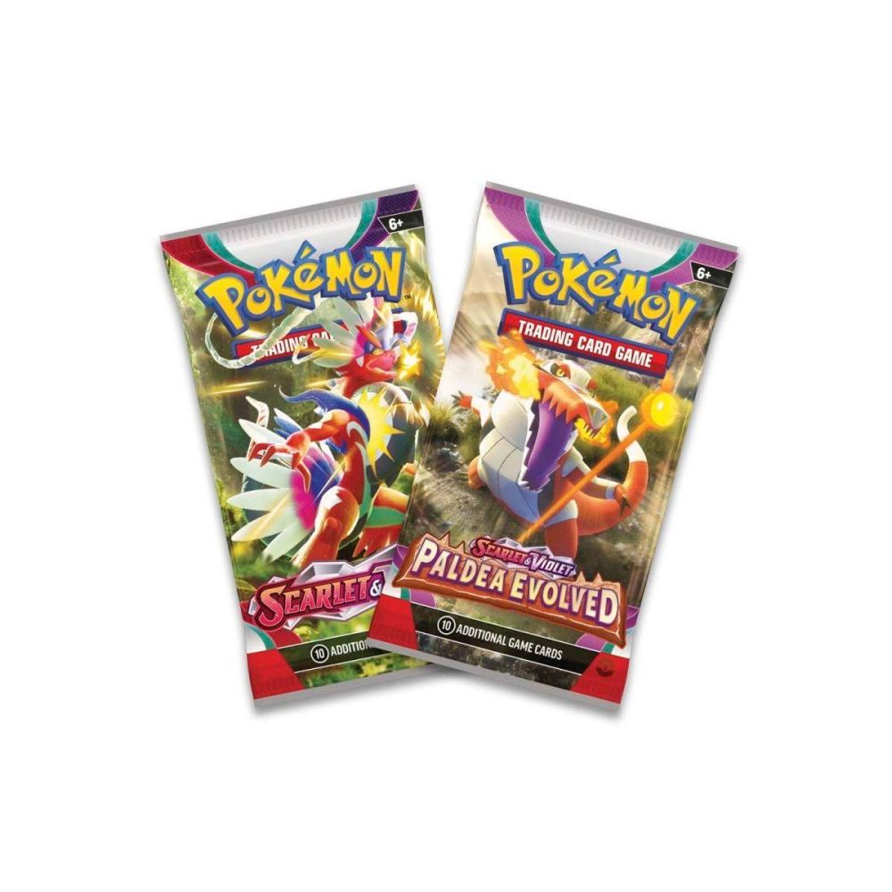 Set 2 pachete carti de joc Booster, Pokemon TCG, Pawmot, Packs and ...
