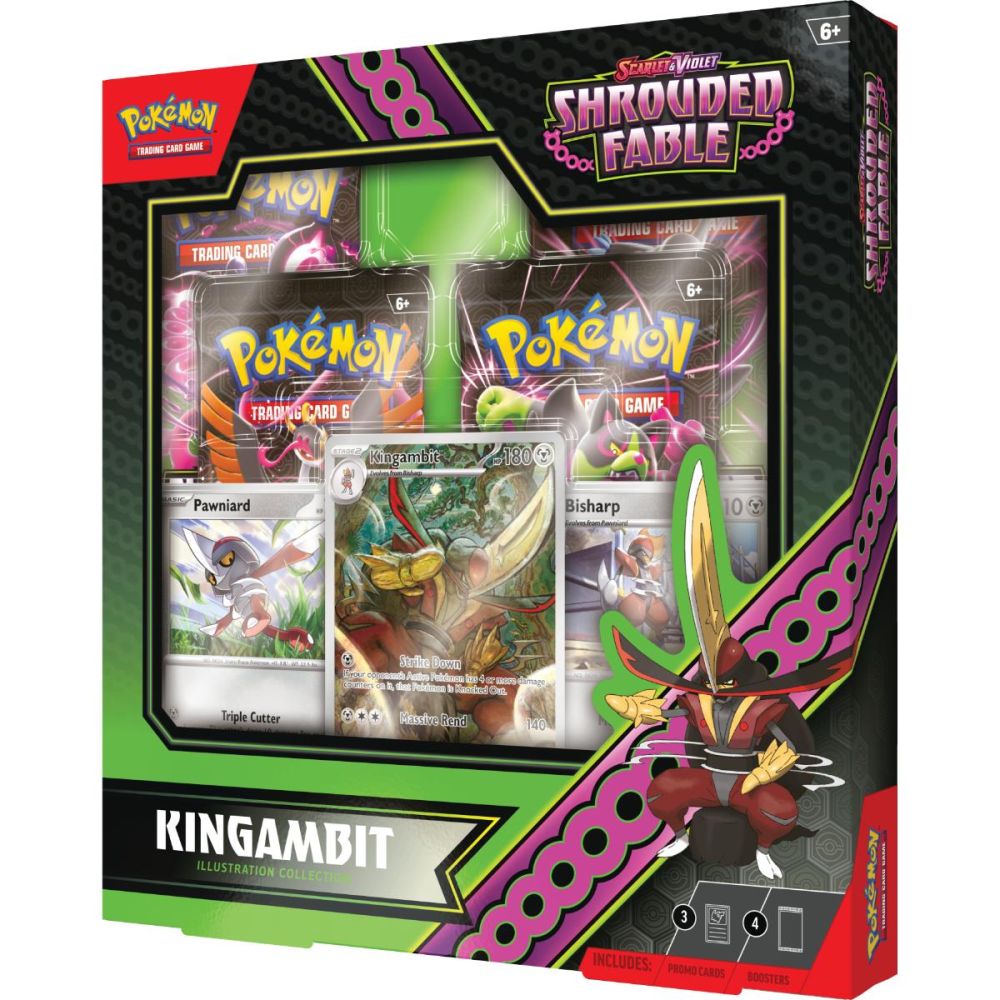 Set carti de joc, Pokemon TCG, Shrouded Fable Kingambit Illustration ...