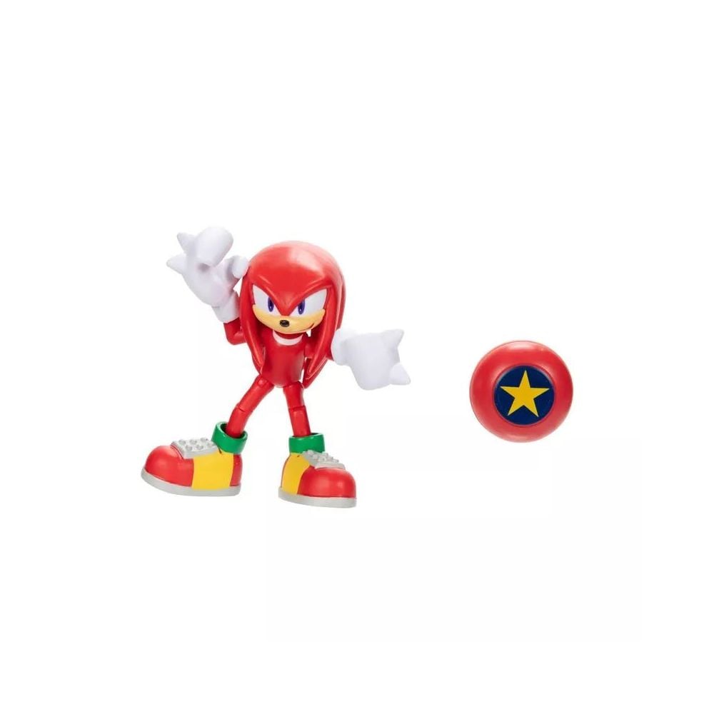 Figurina articulata cu accesoriu, Sonic the Hedgehog, Knuckles, 10 cm ...