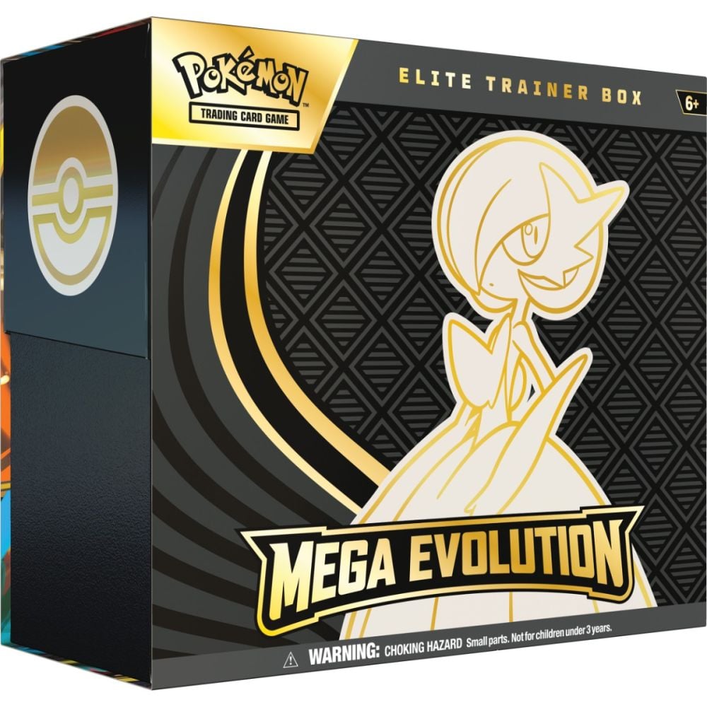 Set carti de joc in cutie Pokemon TCG, Mega Evolution 01 Elite Trainer ...