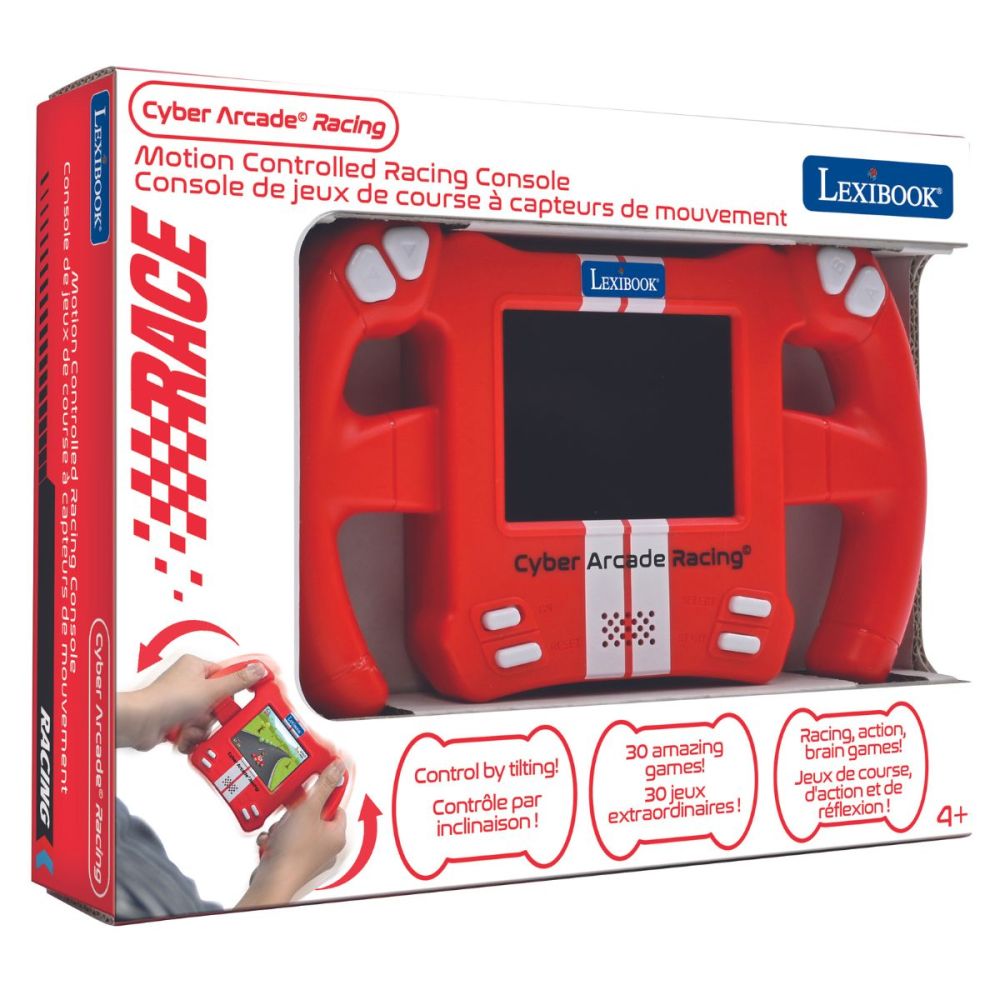 Consola LCD portabila, Lexibook, Racing Game, cu senzor de miscare, 2.8 ...