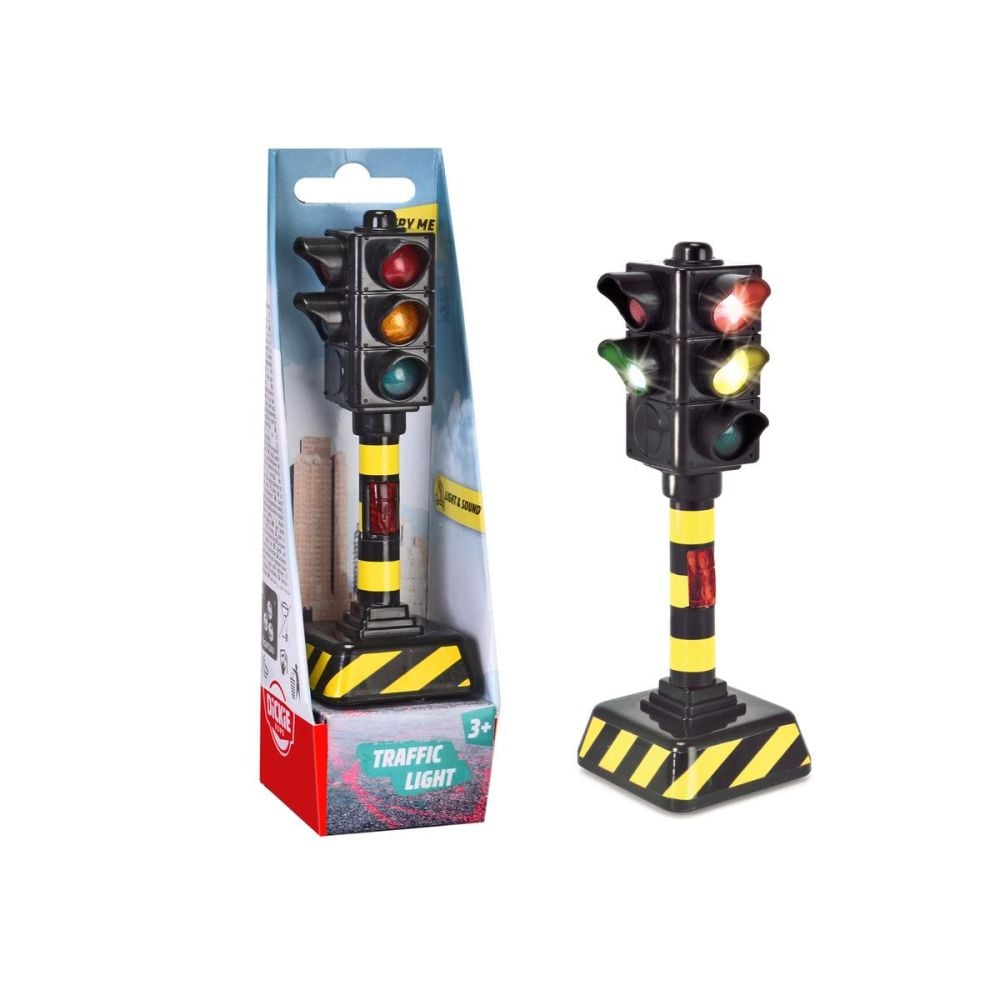 Semafor cu sunete si lumini, Dickie Toys, 12 cm | Noriel