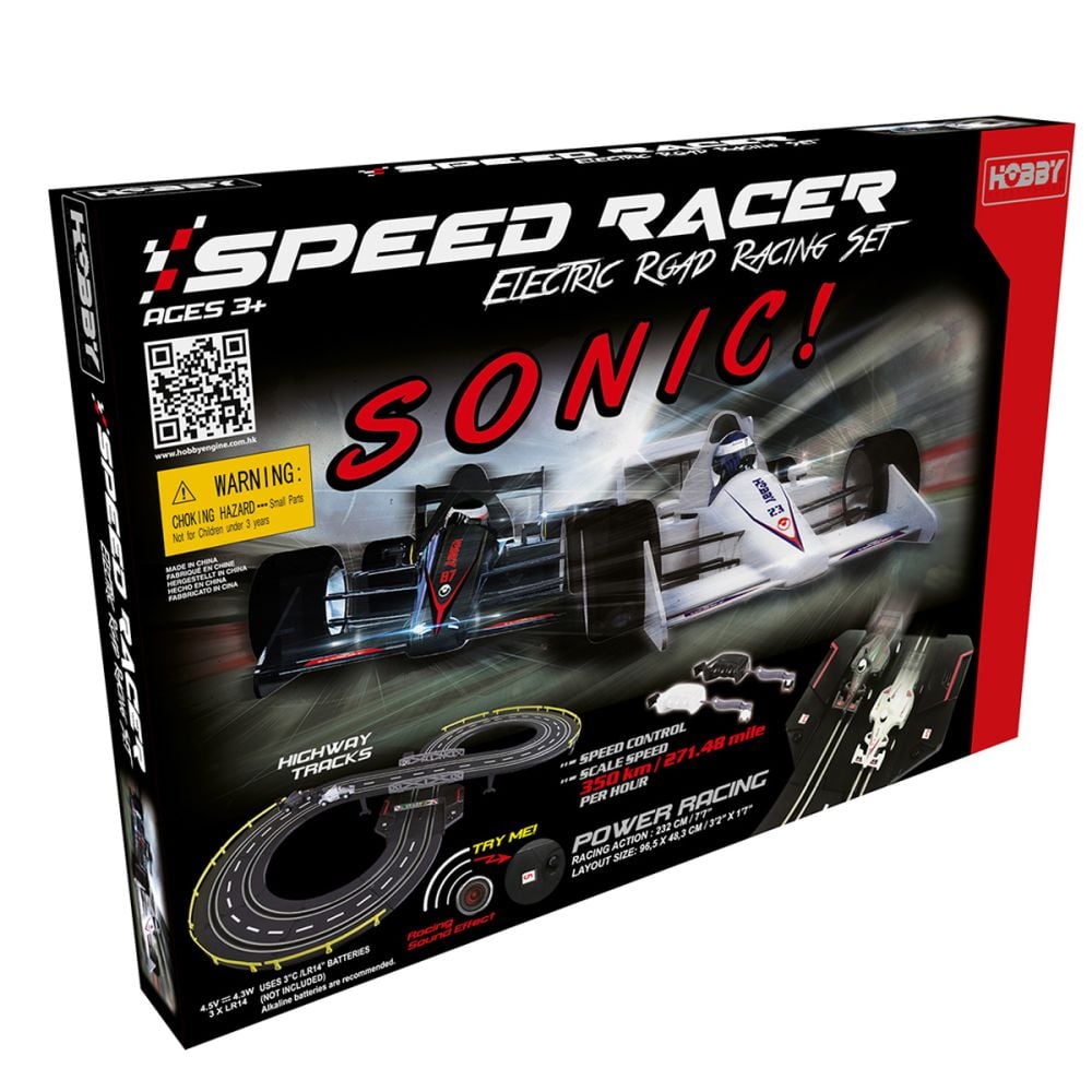 Pista de curse electrica cu 2 masinute, Hot Racing | Noriel