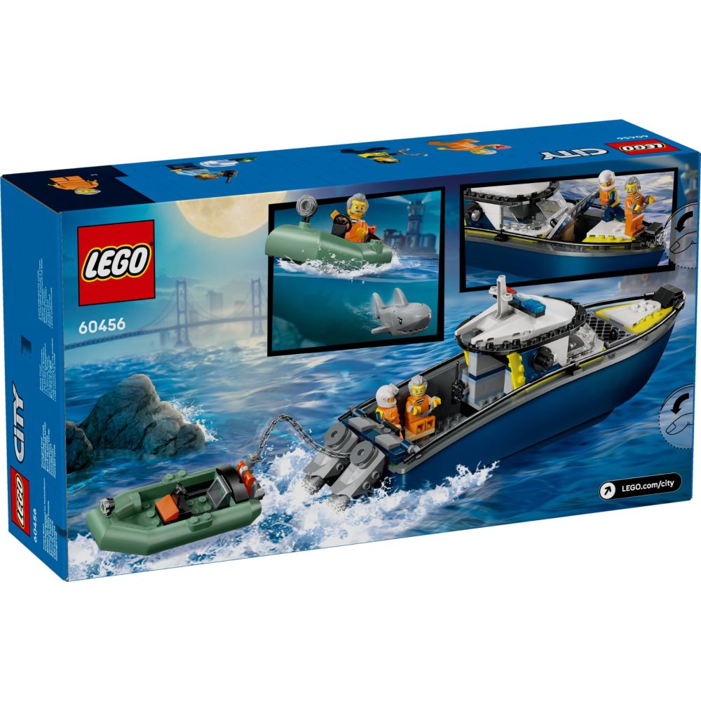 LEGO® City - Urmarirea cu barca de politie (60456) | Noriel