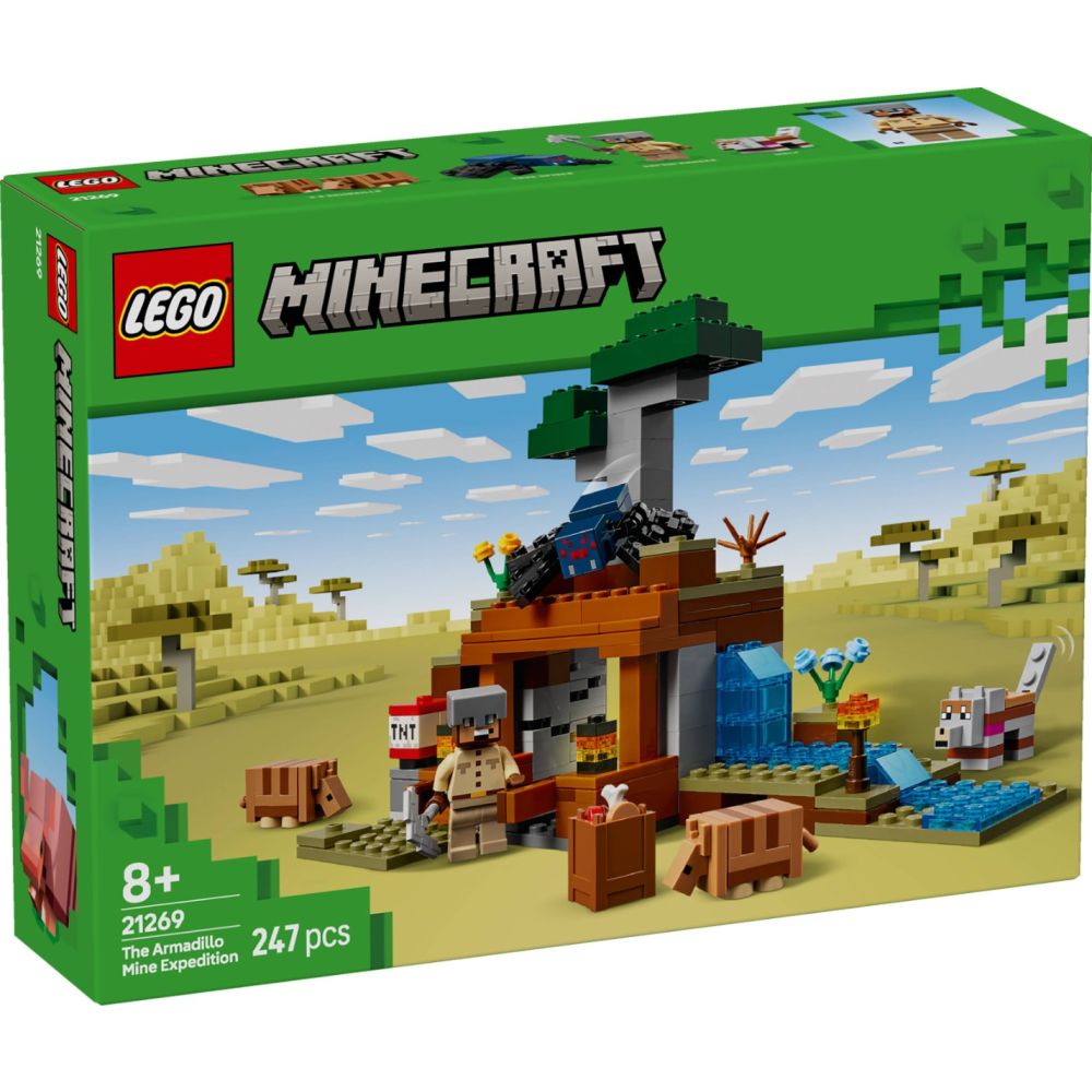 LEGO® Minecraft - Expeditia de minerit cu Tatu (21269) | Noriel