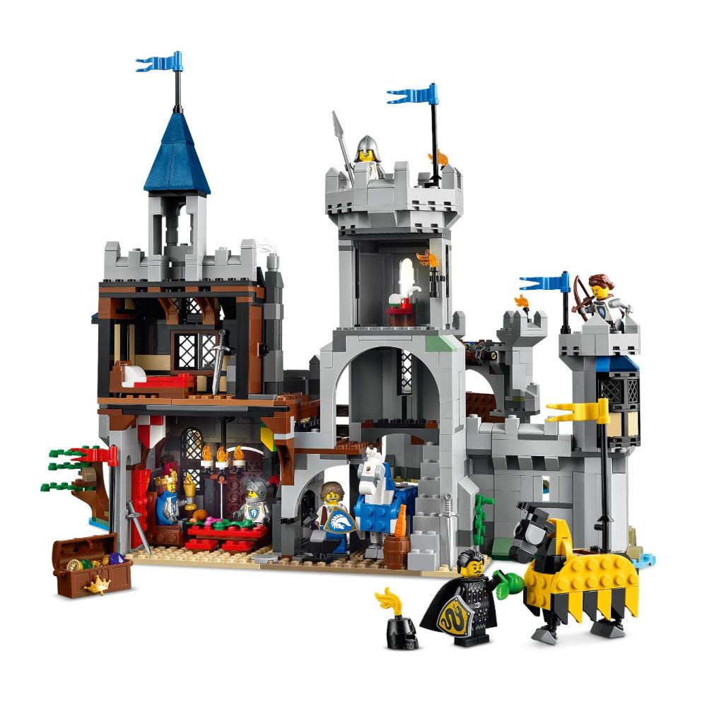 LEGO® Creator - Castel medieval cu cai si cavaleri (31168) | Noriel