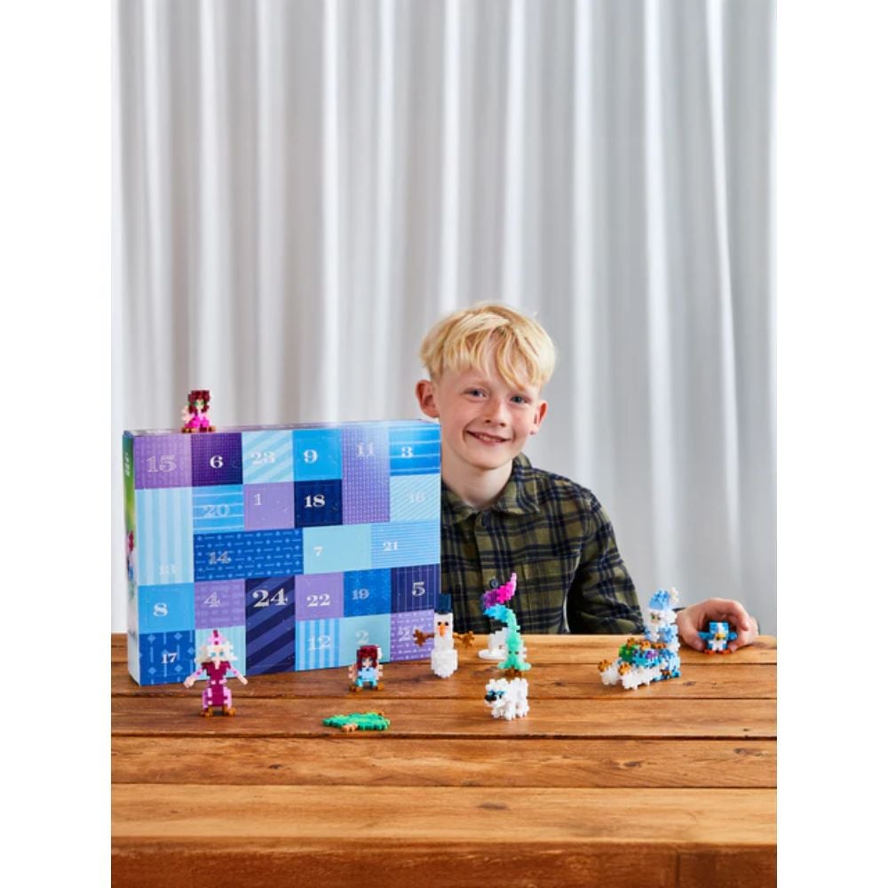 Set constructie, Calendar Advent, Plus-Plus, Mos Craciun si Aurora ...