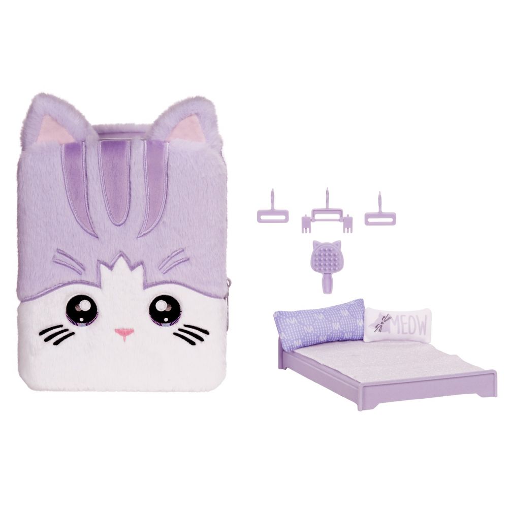 Na Na Na Surprise 3 in 1, Set papusa Lavender Kitty si ghiozdan, S3 ...