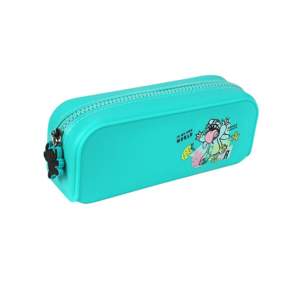 Penar din silicon cu 1 compartiment, Coolpack, Disney Stitch, Verde ...