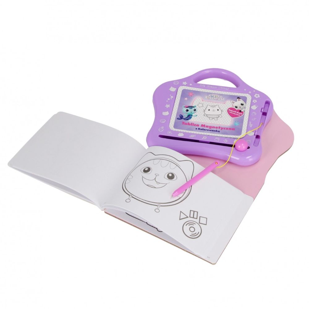 Tabla magnetica cu carte de colorat, Starpak, Gabbys Dollhouse | Noriel