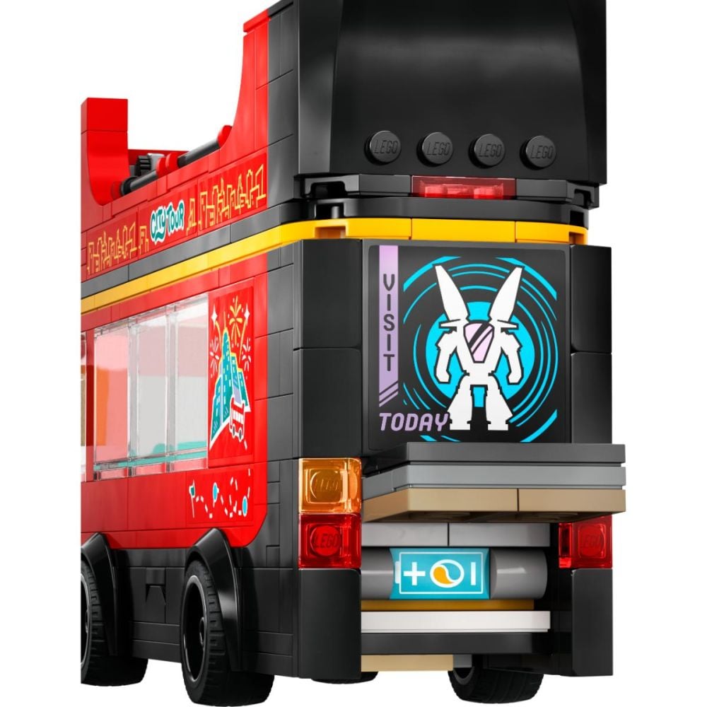 LEGO® City - Autobuz turistic rosu cu etaj (60407) | Noriel