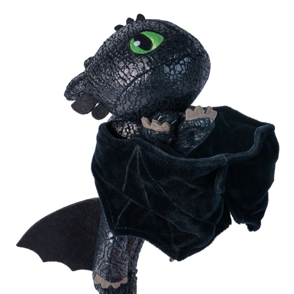 Jucarie de plus, DreamWorks Dragons, Hug and Glide Toothless, 30 cm ...
