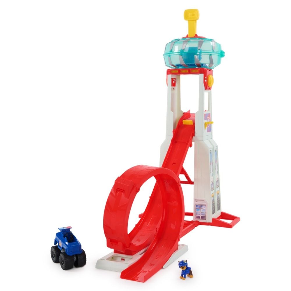 Set de joaca turn cu pista, Paw Patrol, Super Loop Tower HQ, 6069672 ...