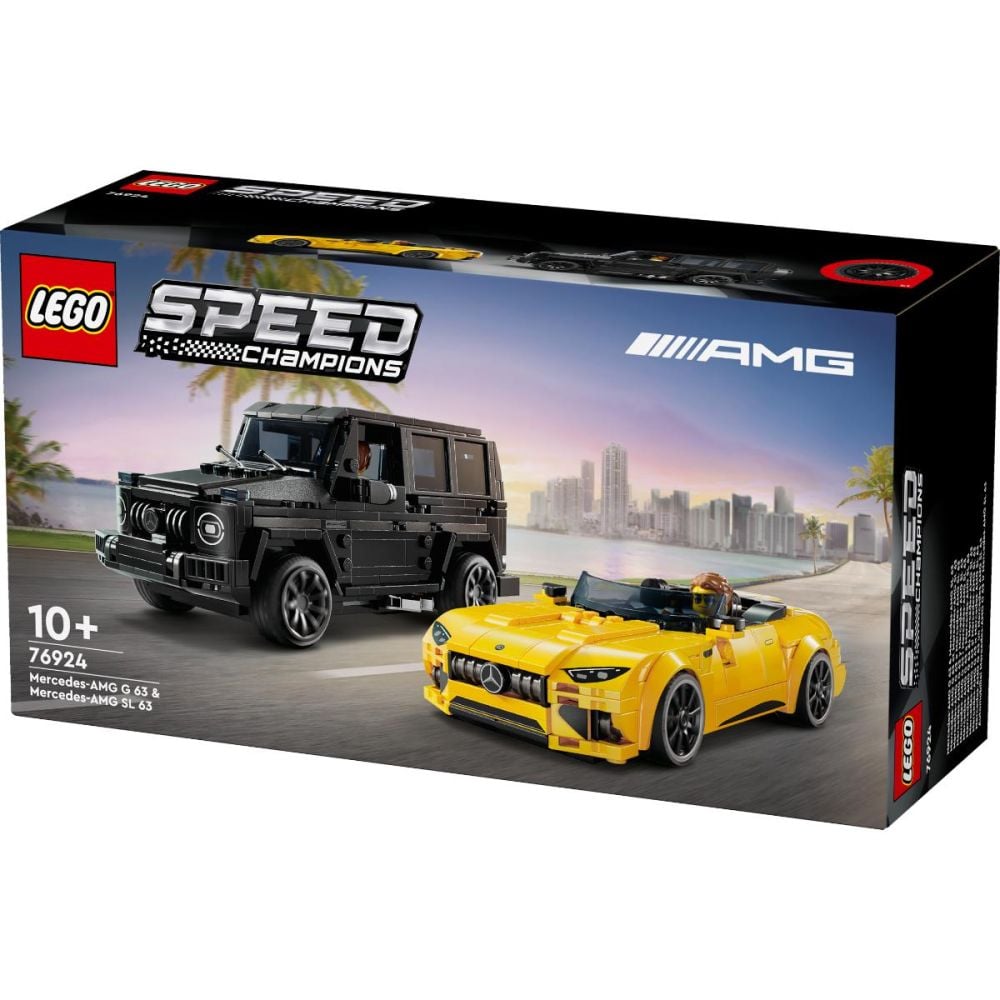 LEGO® Speed Champions - Mercedes-Amg G 63 si Mercedes-Amg SL 63 (76924 ...