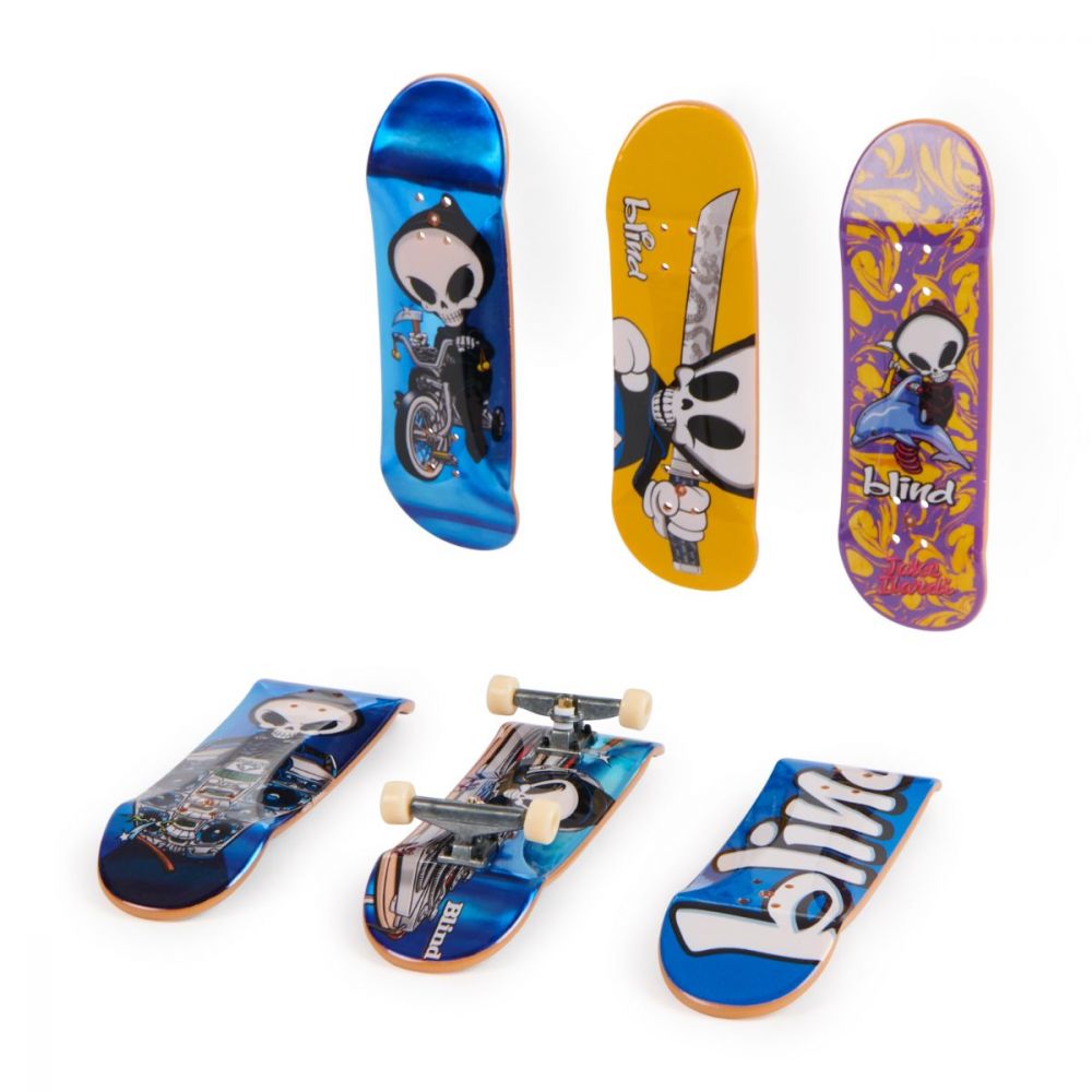 Set 6 mini placi skateboard, Tech Deck, Bonus Pack 20136703 | Noriel