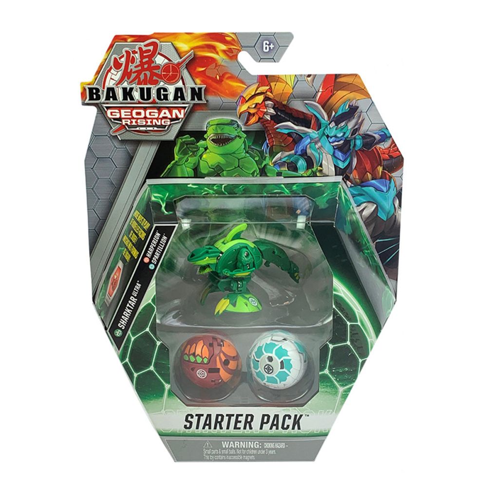 Set Bakugan Geogan Rising, Starter Pack, Sharktar ultra, Harperion ...