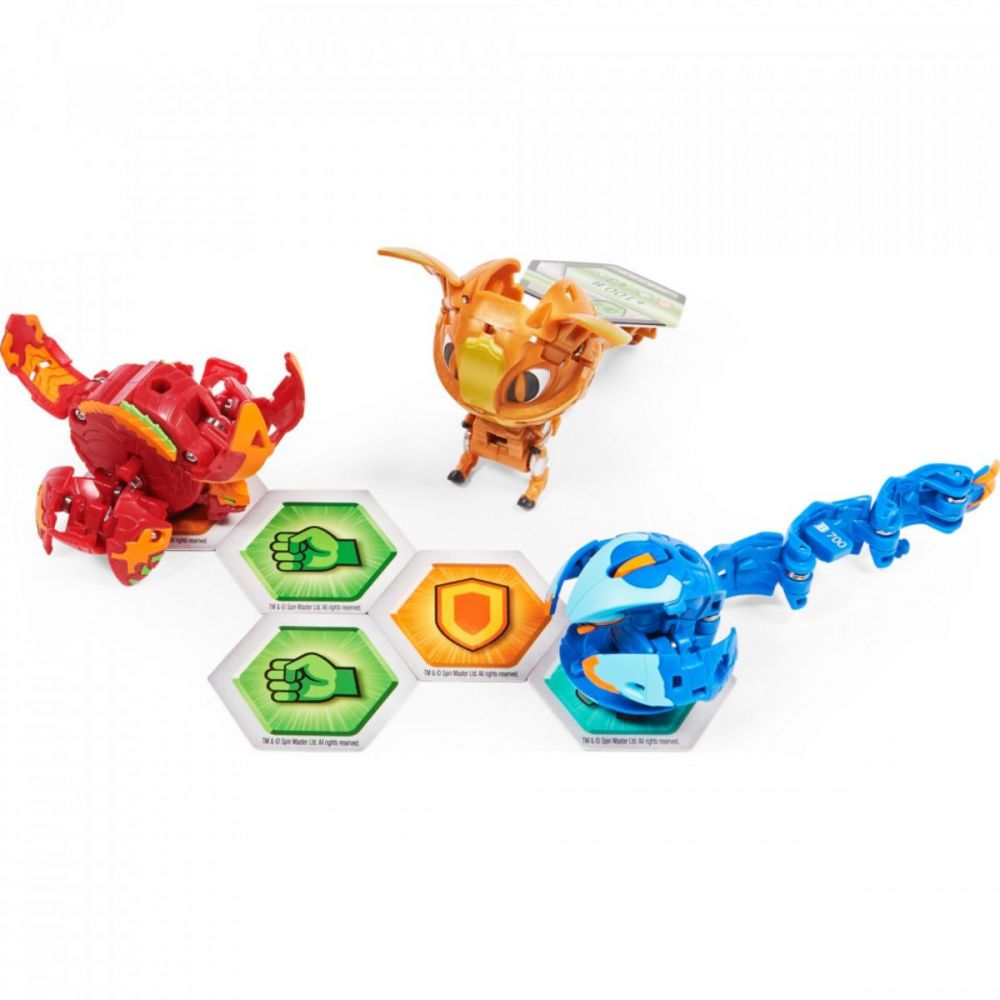 Set Bakugan Geogan Rising, Starter Pack, Ferascal ultra, Crustillion ...
