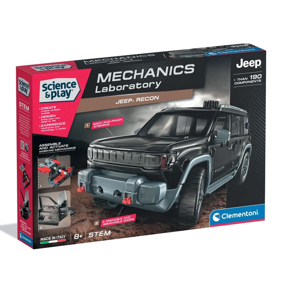 Kit de constructie, Clementoni, Jeep Racon | Noriel
