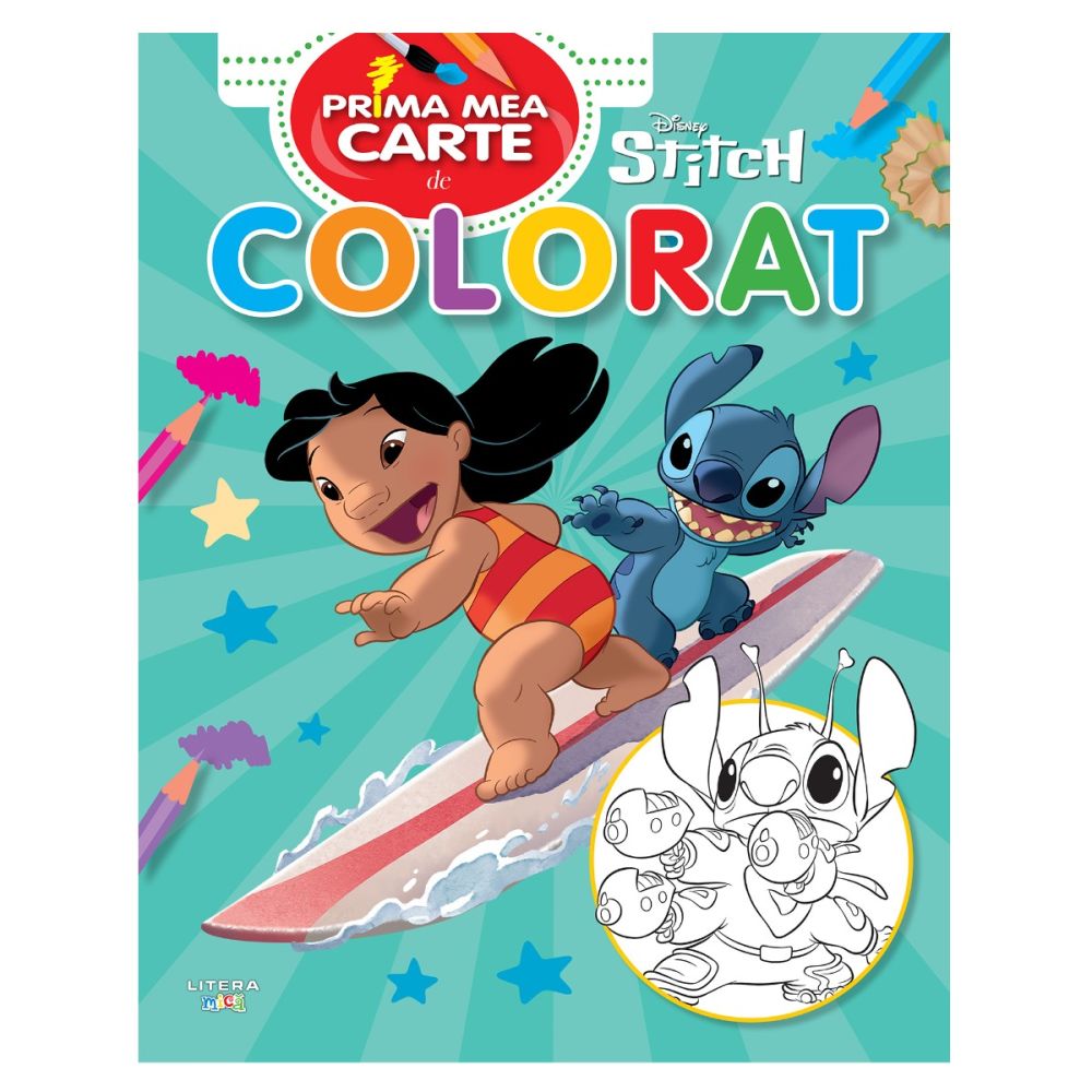 Disney Stitch, Prima mea carte de colorat | Noriel