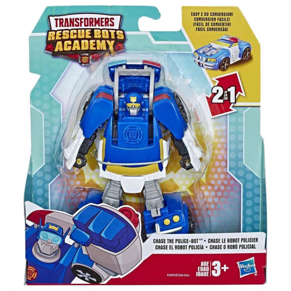 Figurina Transformers, Rescue Bots Academy, Chase the Police-Bot ...