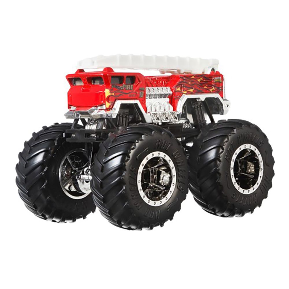 Set 2 masini Monster Truck, Hot Wheels, Gunkster si 5 Alarm, 1:64, HLT69 | Noriel