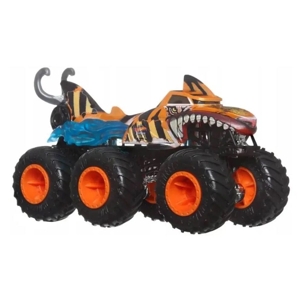 Masinuta Hot Wheels Monster Truck, Big Rigs, Tiger Shark, 1:64, HWN88 | Noriel