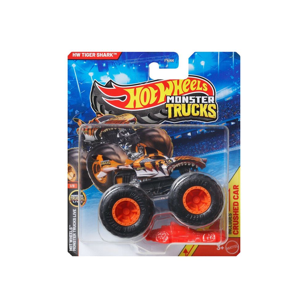Masinuta Hot Wheels, Monster Truck, Hw Tiger Shark, JKJ90 | Noriel