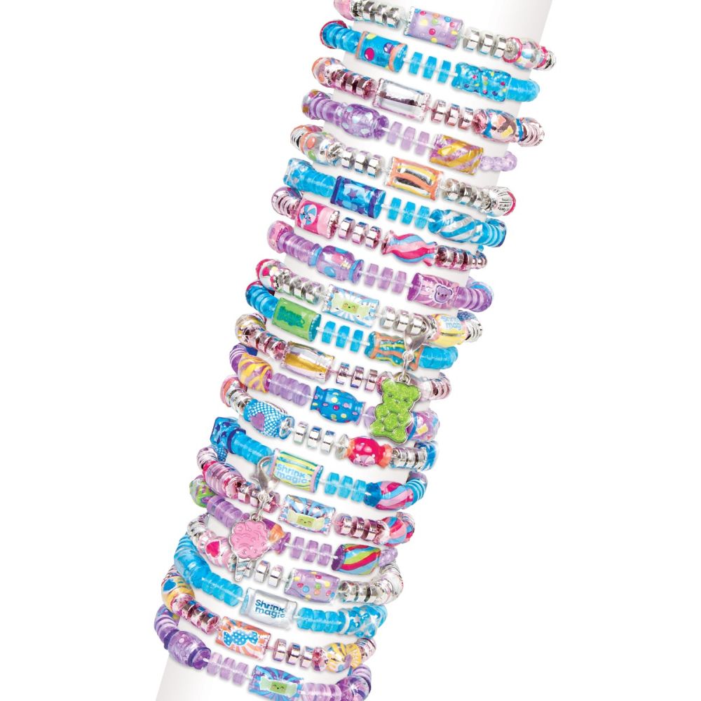 Set de creare 20 bratari, Make It Real, Candy Shop Bracelet, 256 piese ...