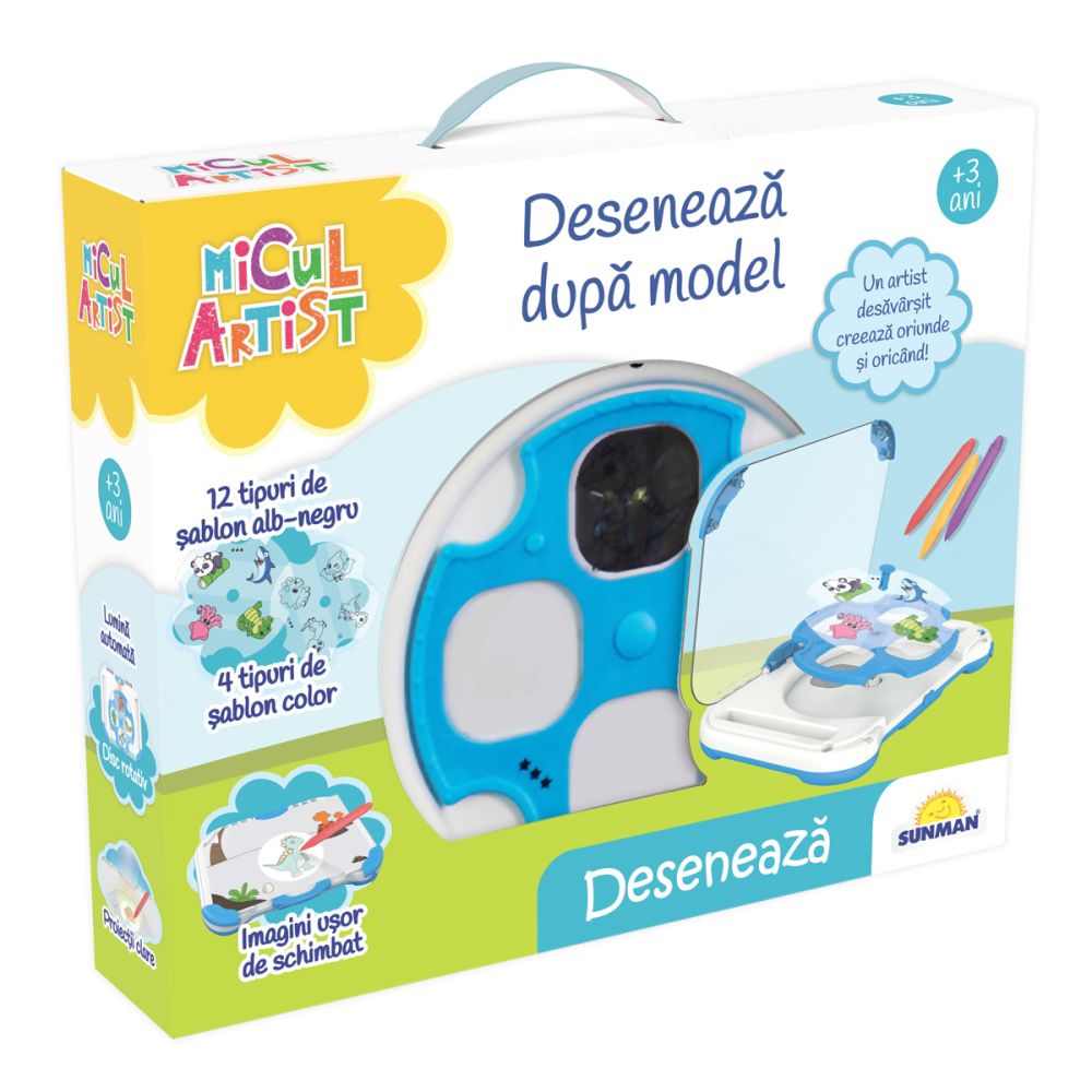 Set de creatie, Micul Artist, Deseneaza dupa model | Noriel