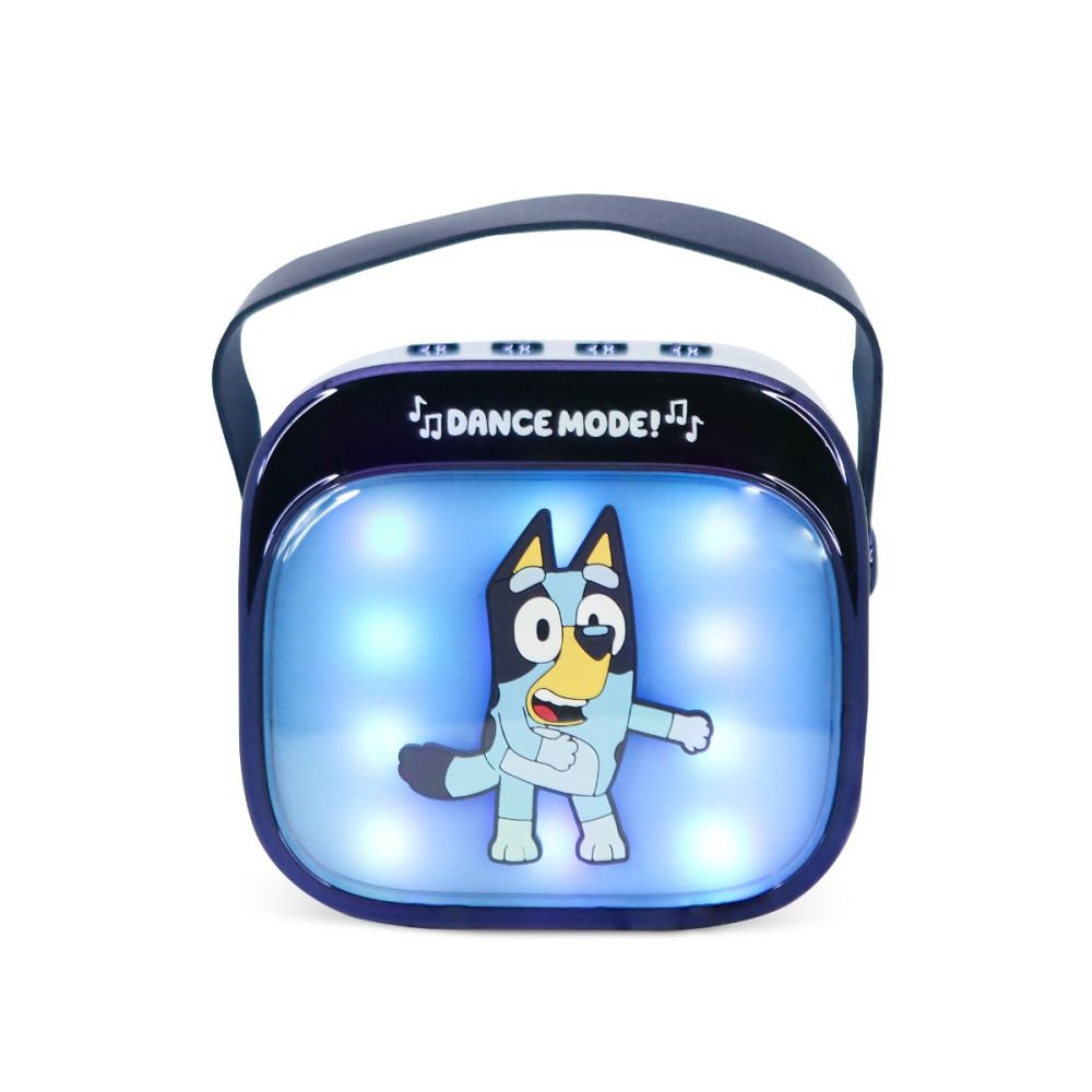 Set karaoke cu boxa si microfon wireless si lumini LED, OTL, Bluey | Noriel