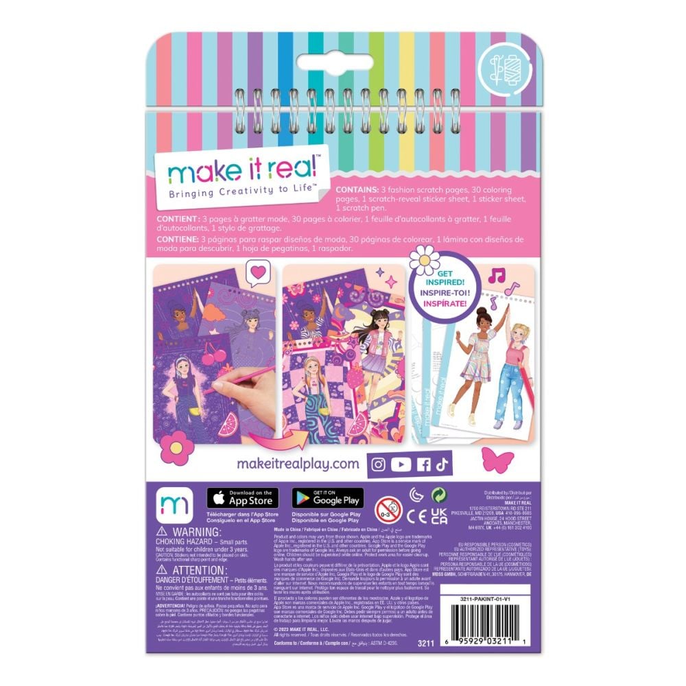 Set de creatie, Make It Real, Caietul designerului, Groovy Vibes | Noriel