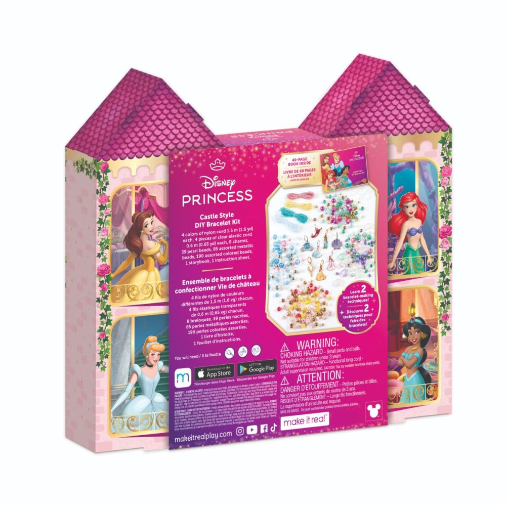 Set de creat bratari, Make It Real, Disney Princess, Castle Style | Noriel