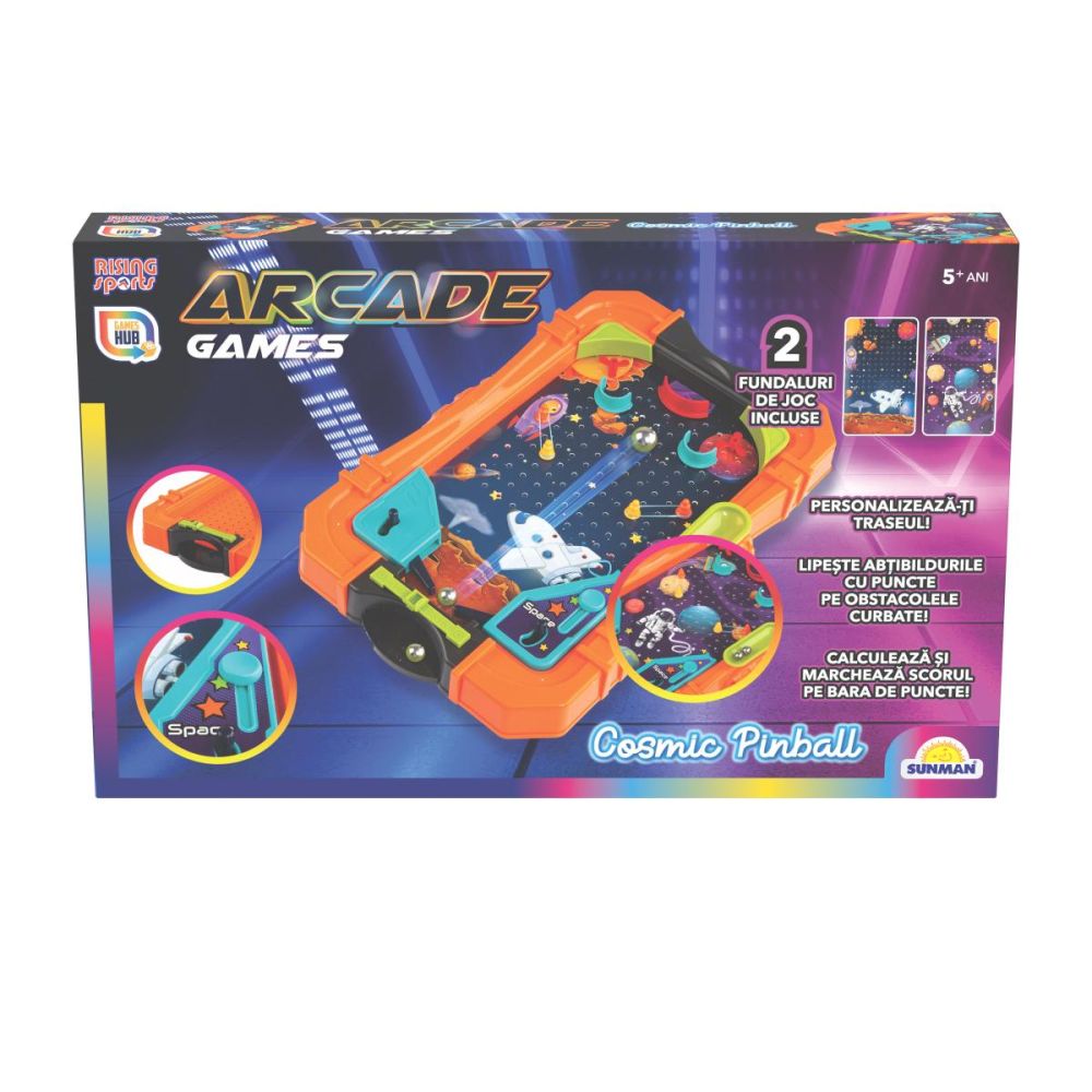 Set mini joc de masa, Rising Sports, Cosmic Pinball | Noriel