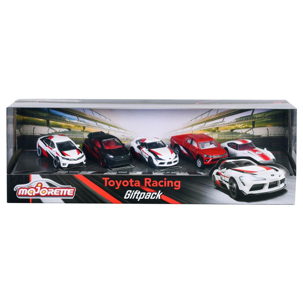 Set 5 masinute metalice, Majorette, Toyota Racing | Noriel