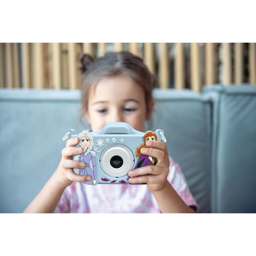 Camera digitala foto-video cu husa, Lexibook, Disney Frozen, 8GB | Noriel