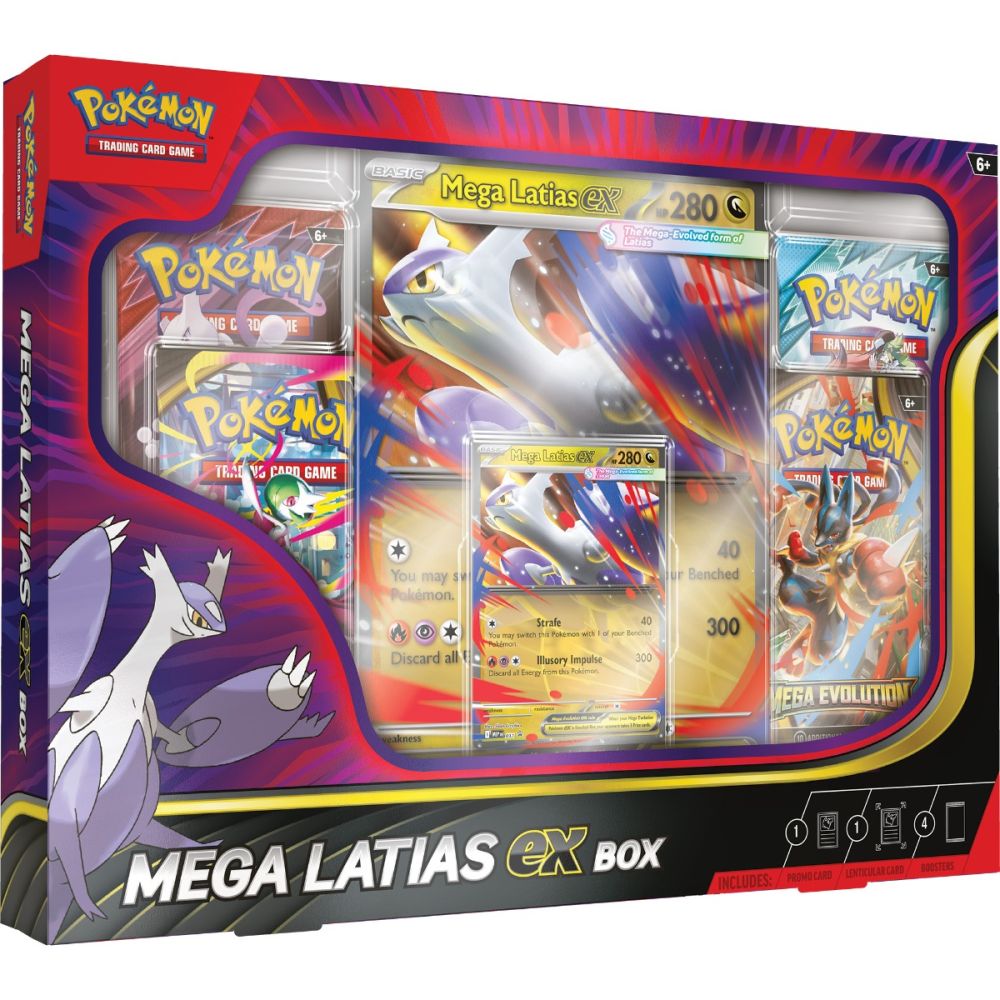 Set carti de joc Pokemon TCG, Mega Latias ex Box | Noriel
