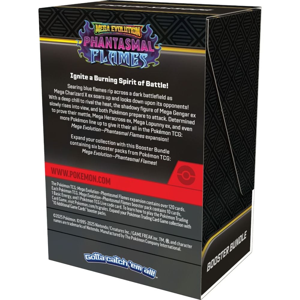 Set 6 pachete de cartonase, Pokemon TCG, Mega Evolution, Phantasmal ...